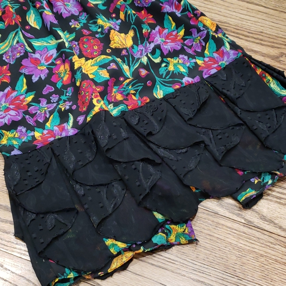 Vintage Susan Tudor Floral Dress - Gem